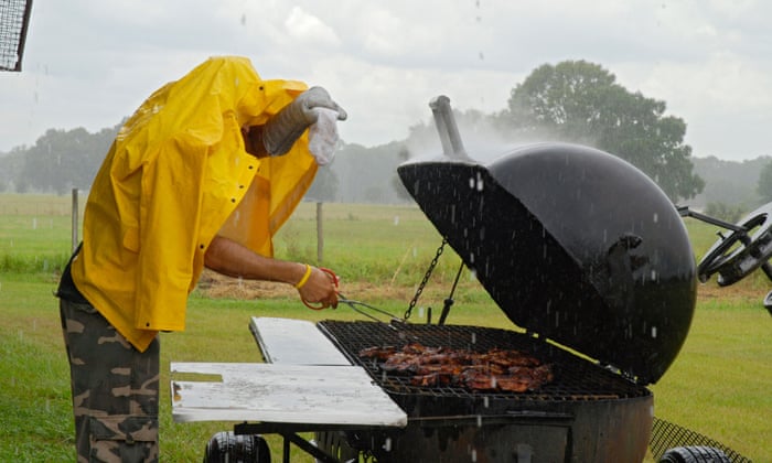 Is a grill ruined in the rain?