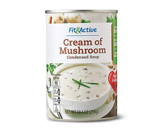 Is Aldi cream of mushroom soup gluten free?