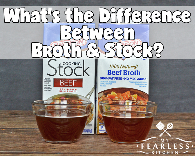 Is beef cooking stock the same as beef broth?