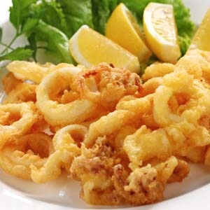 Is calamari a fatty fish?