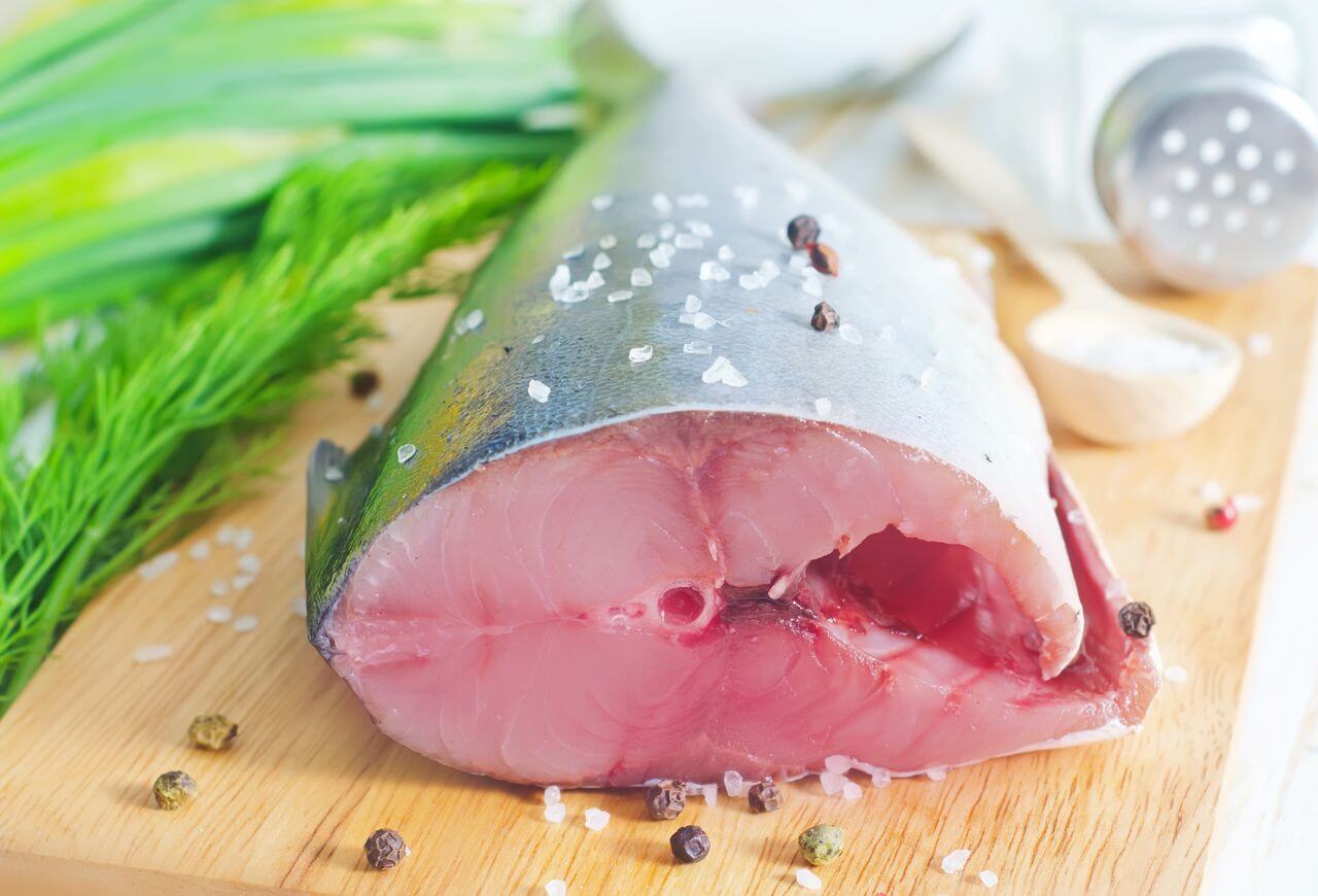 Is canned tuna fish raw?