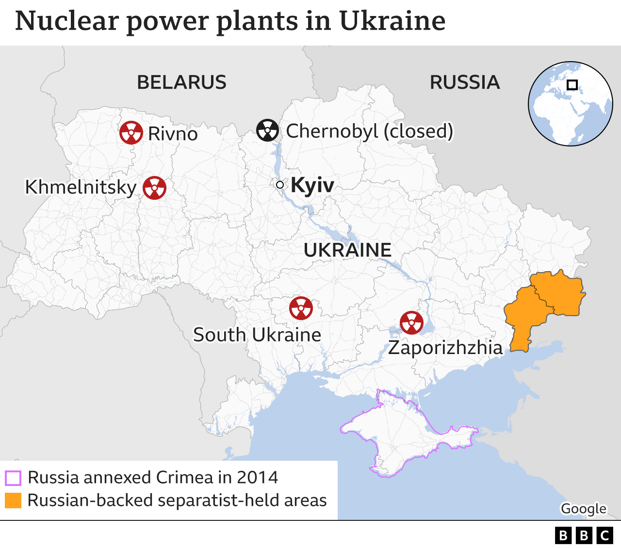 Is Chernobyl in Russia or Ukraine?