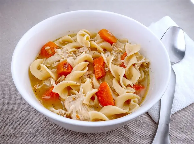 Is chicken noodle soup high in sodium?