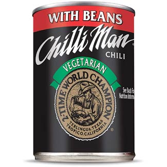 Is chili man vegetarian chili vegan?