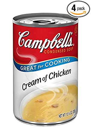 Is cream of chicken the same as condensed chicken soup?