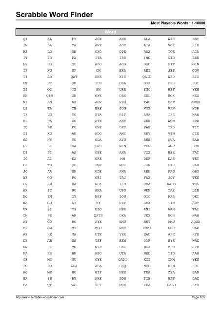 Is dink a valid word in scrabble?