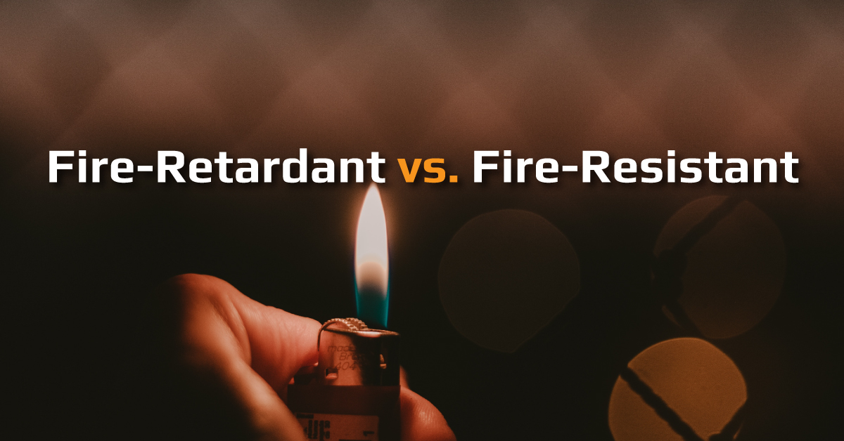 Is fire retardant the same as fire resistant?