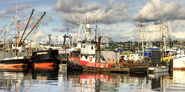 Is fishing a major industry in Washington?