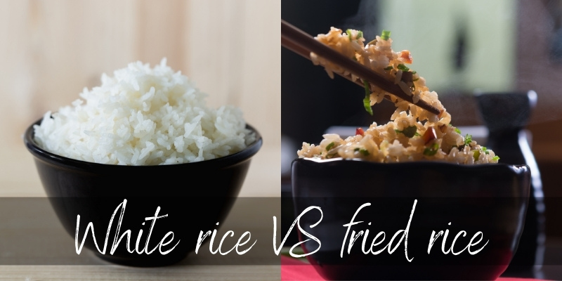 Is fried rice more fattening than white rice?