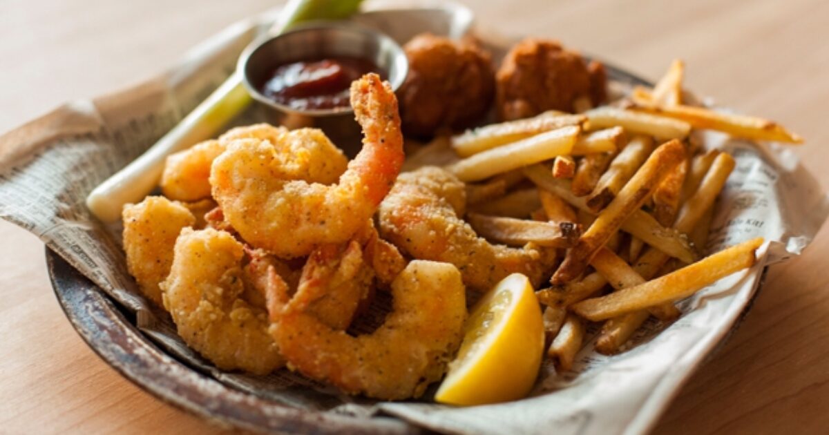Is fried shrimp healthy to eat?