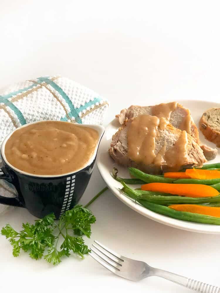 Is gravy made from pork?
