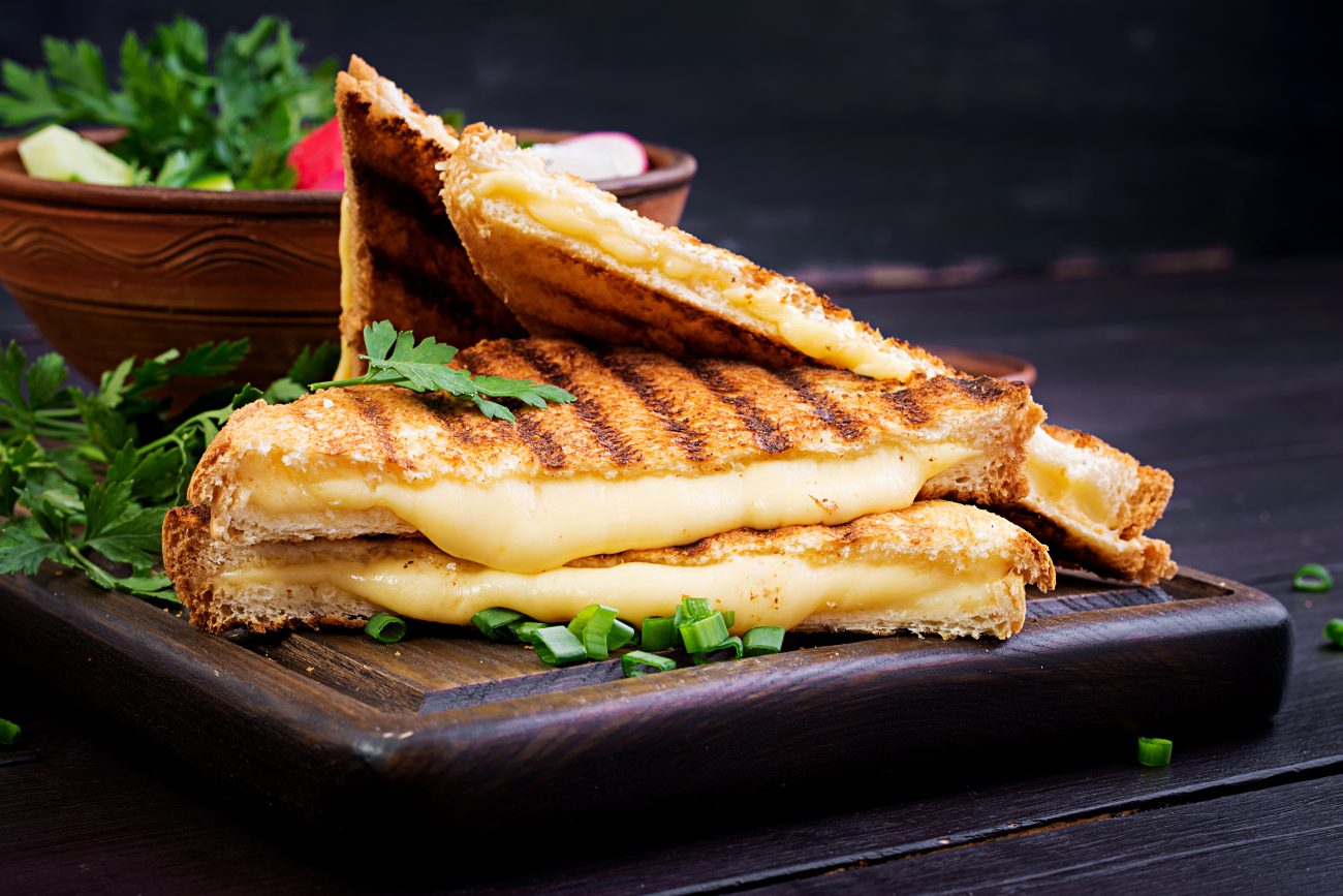 Is grilled cheese a snack or meal?
