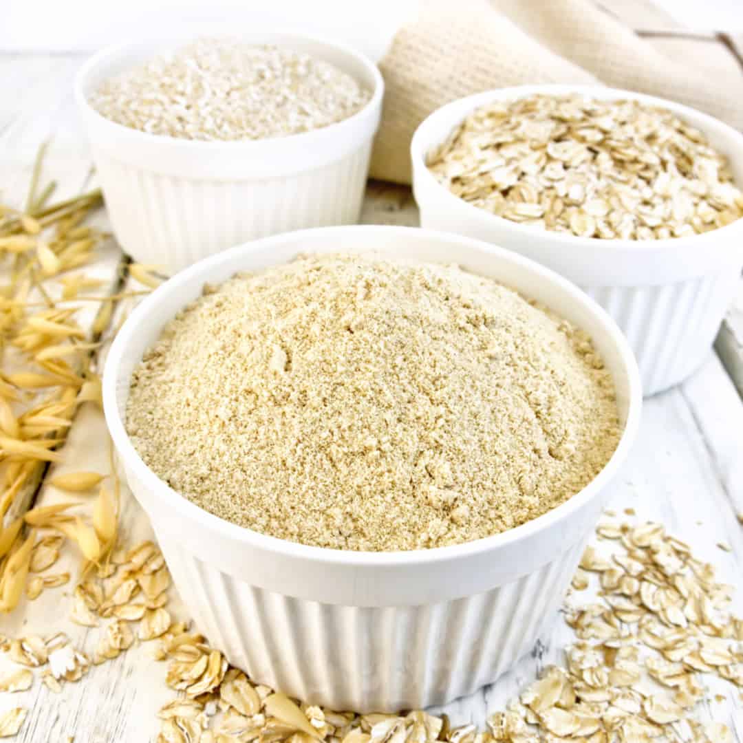 Is ground up oatmeal the same as oat flour?