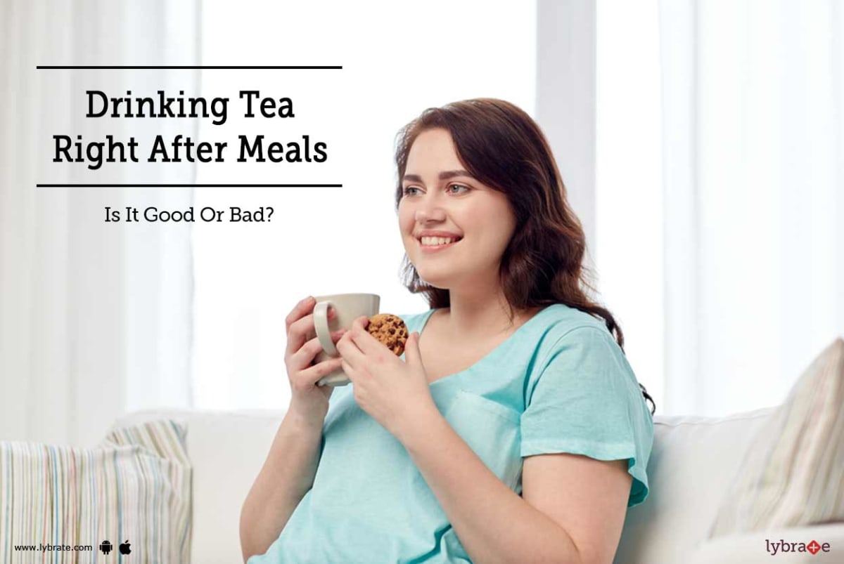 Is it good to drink tea with food?