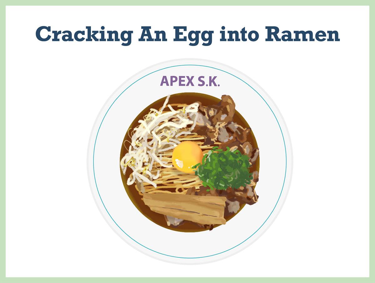 Is it safe to crack an egg into soup?