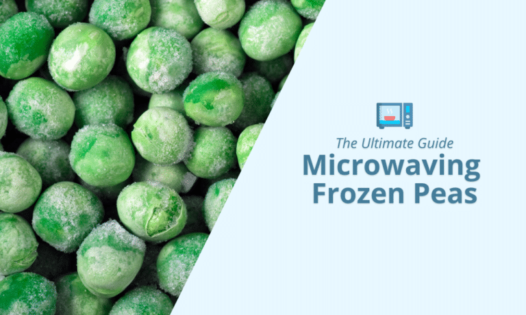 Is it safe to microwave frozen peas?