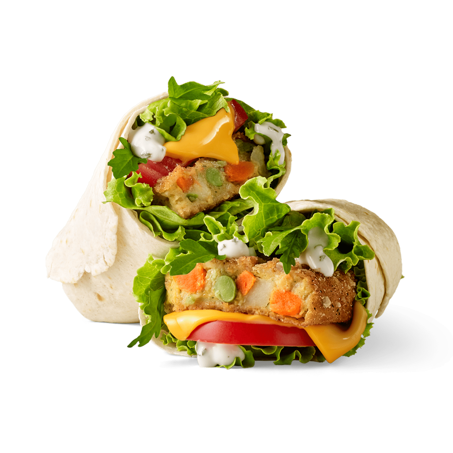 Is Mcdonald veggie wrap vegan?