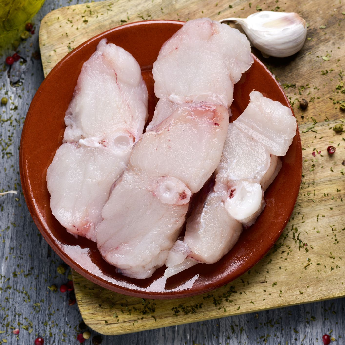 Is monkfish white fish?