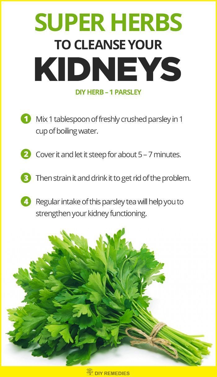 Is parsley good for kidneys?