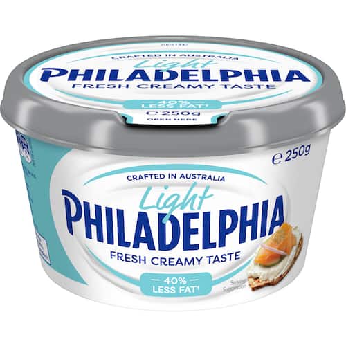 Is Philadelphia light a cream cheese?