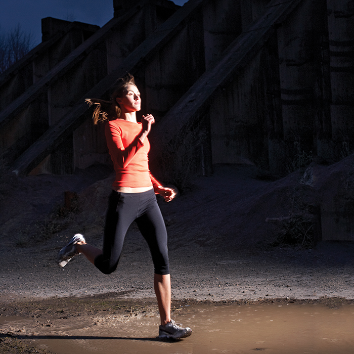 Is running at night bad?
