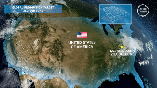 Is salmon farmed in USA?