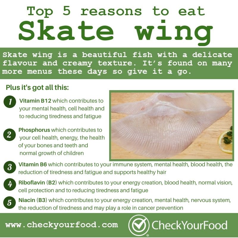 Is skate a healthy fish?