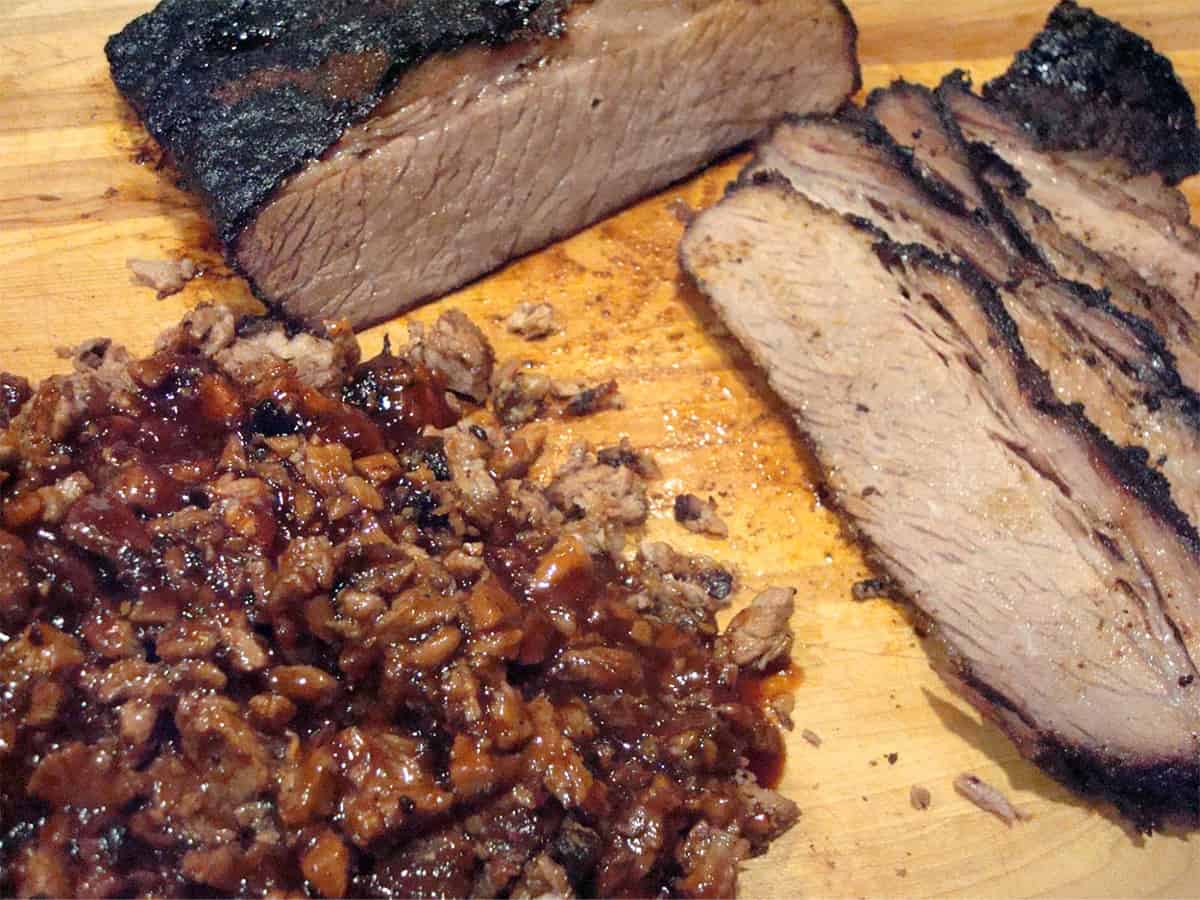 Is slicing brisket harder than bread?