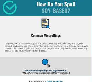 Is soy a valid word?