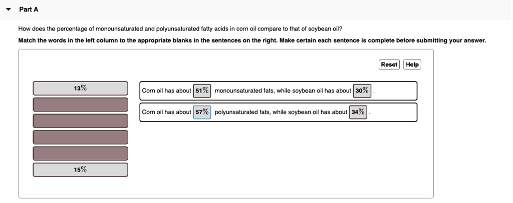 Is soybean monounsaturated or polyunsaturated?