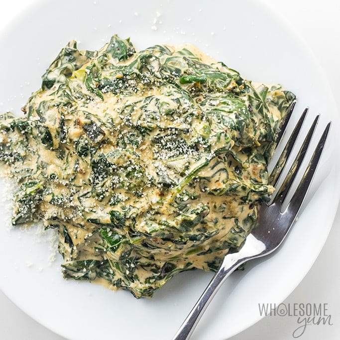 Is spinach OK on keto?