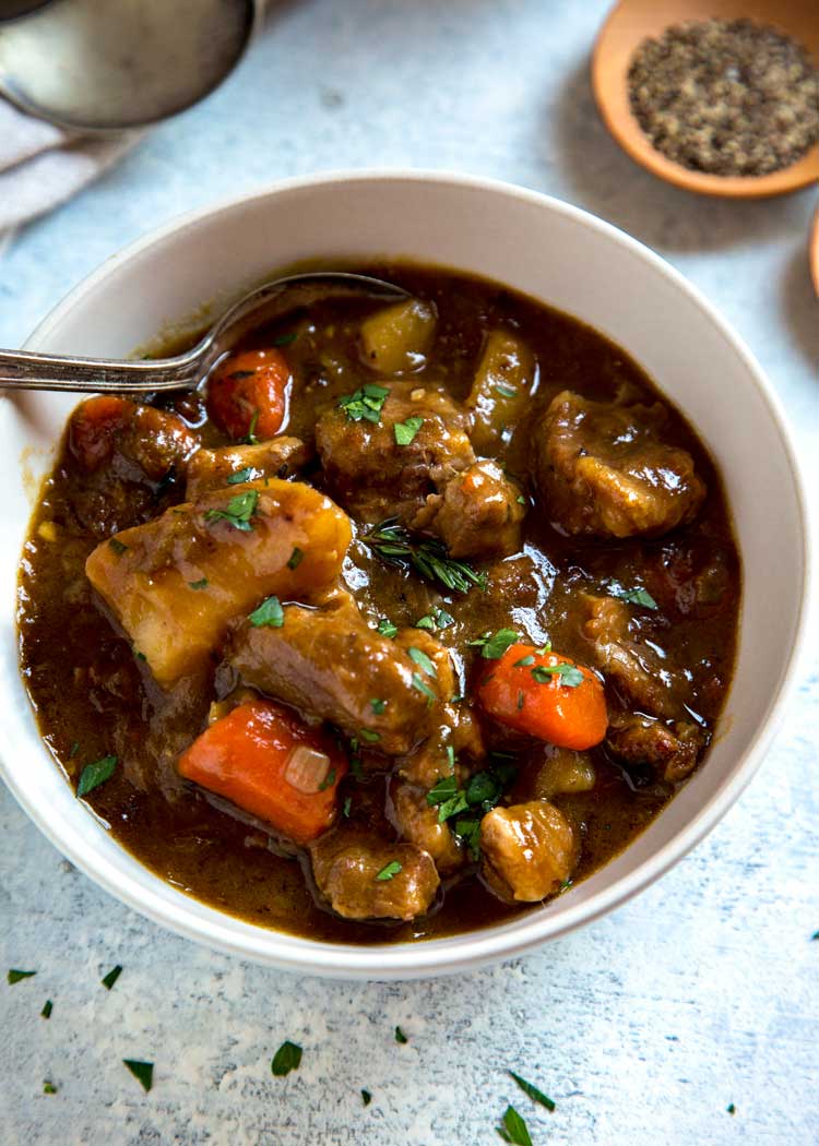 Is there alcohol in lamb stew?