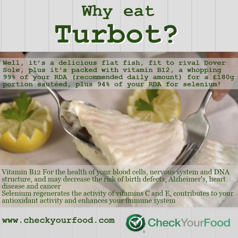 Is turbot fillet healthy?