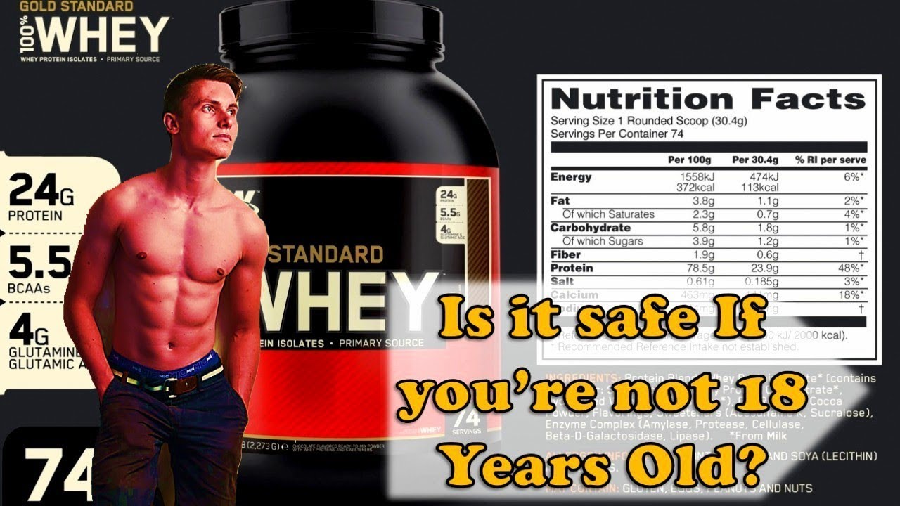 Is whey protein safe for 17 years old?