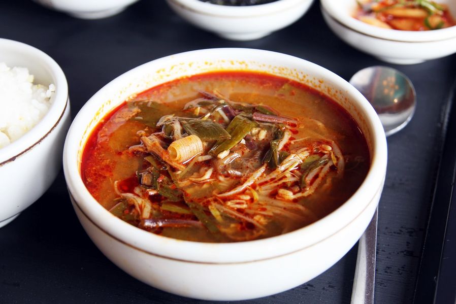 Is Yuk Gae Jang healthy?