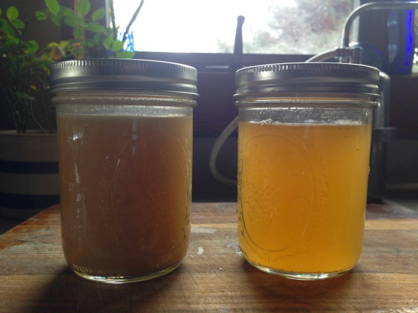 Should bone broth be clear or cloudy?