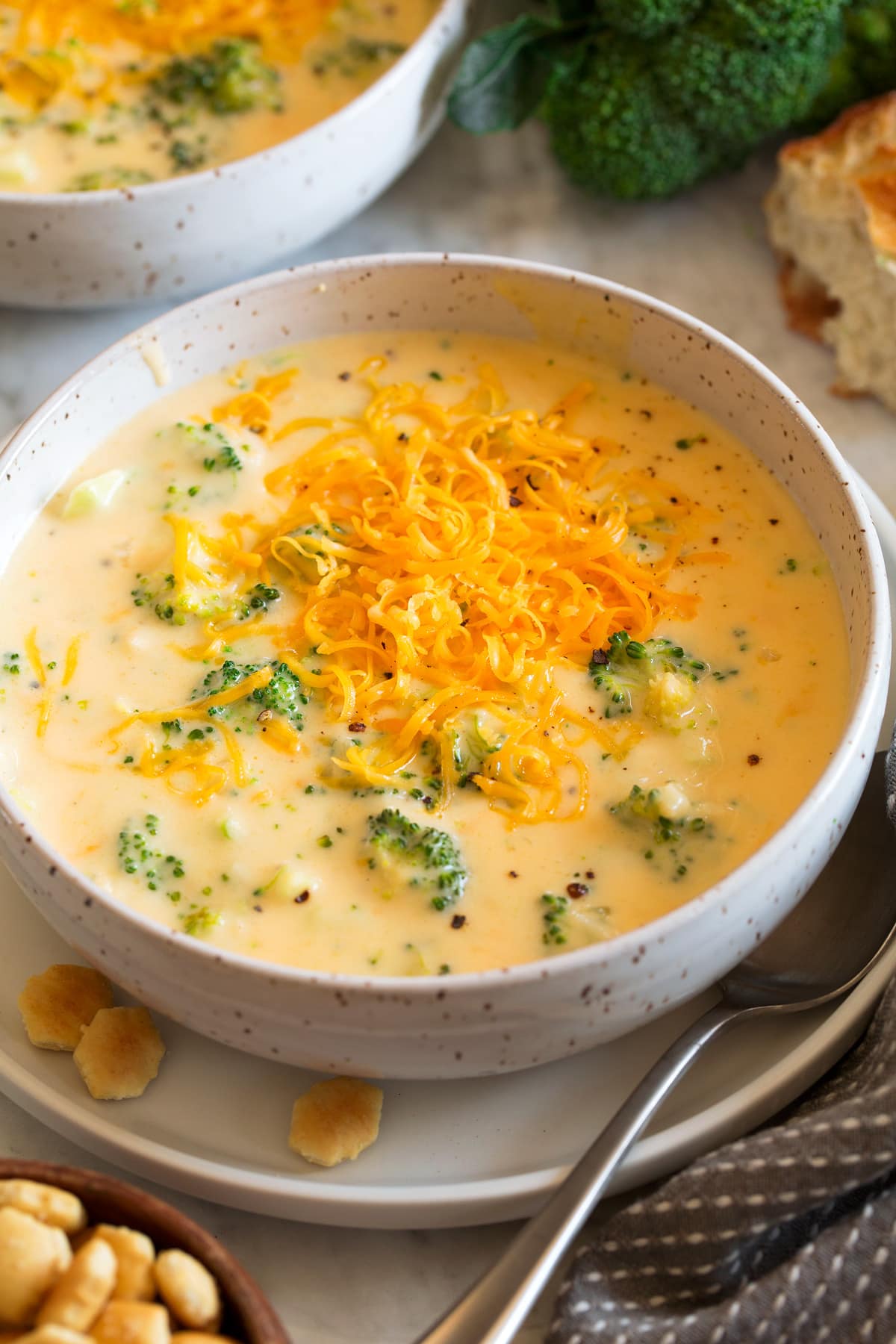 Should broccoli cheese soup be served hot or cold?