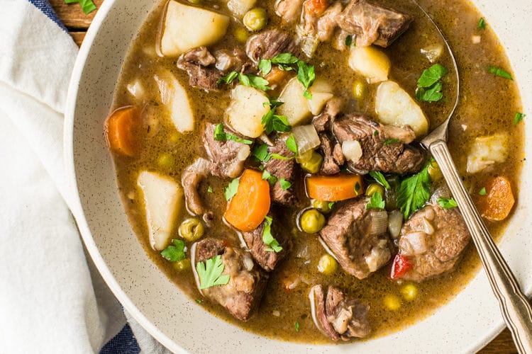 Should stew be thick or watery?