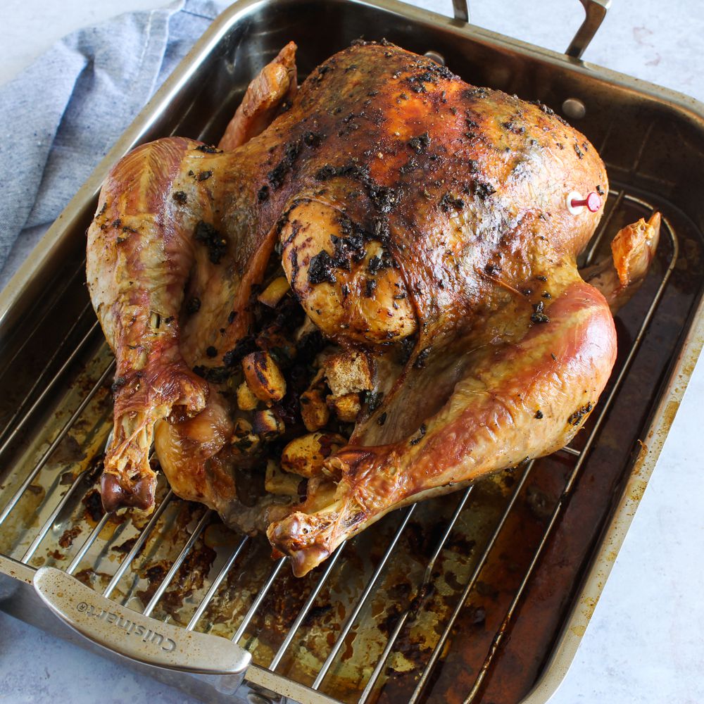 Should you bake a turkey covered or uncovered?