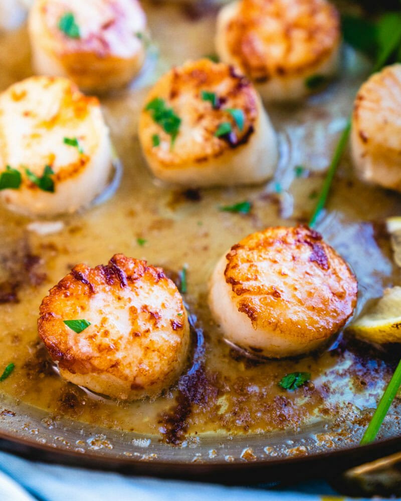 Should you brine scallops before cooking?