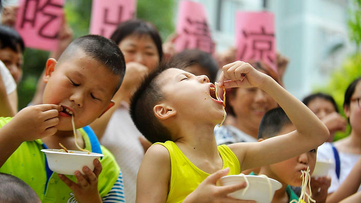 Were noodles invented in China or Italy?