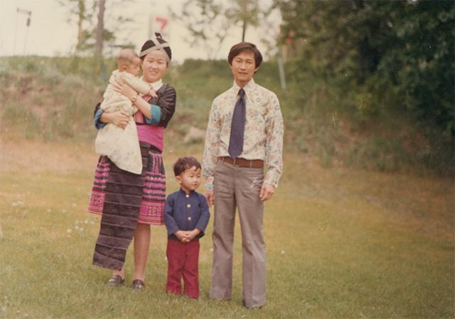 What are Hmong families?