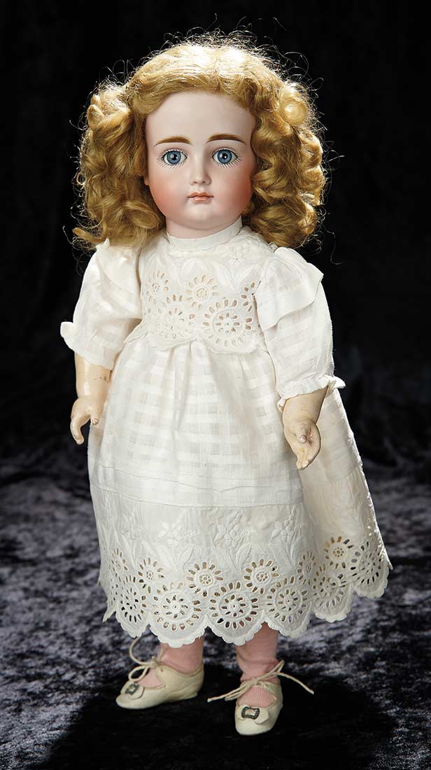 What are porcelain dolls made of?