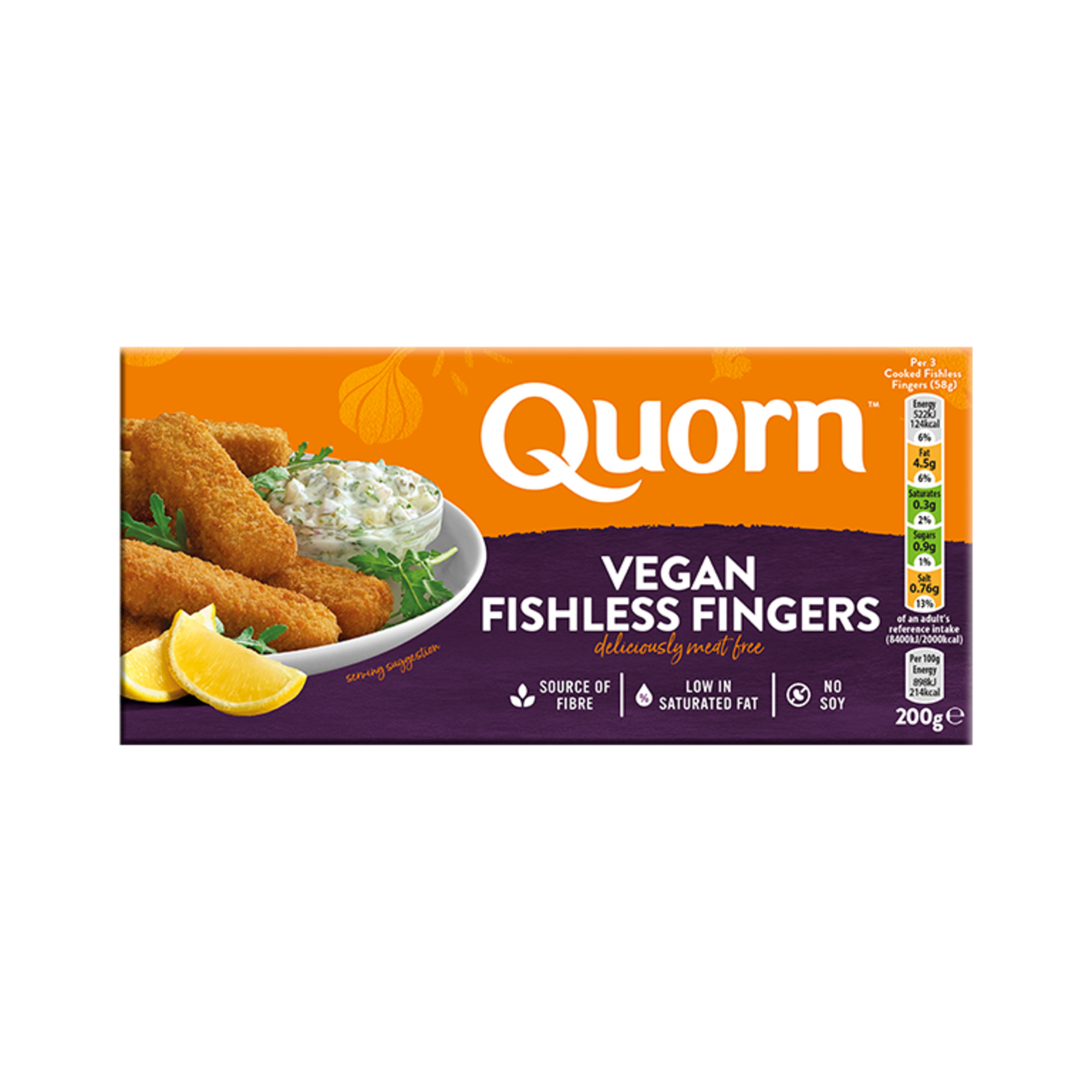What are Quorn fish fingers made from?