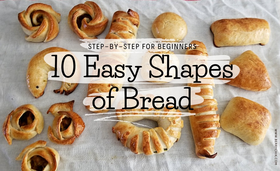 What are the 3 types of bread shapes?