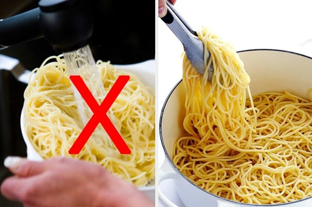What are the 5 things to remember in cooking pasta?