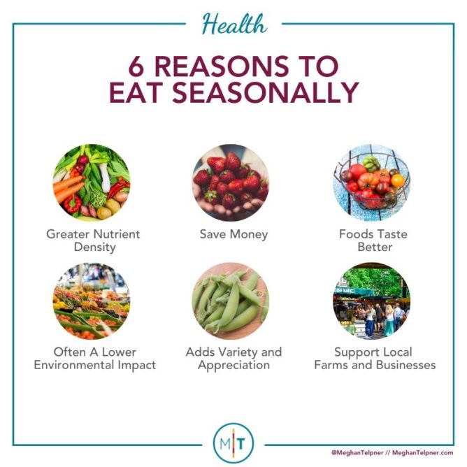 What are the benefits of eating foods that are in season?