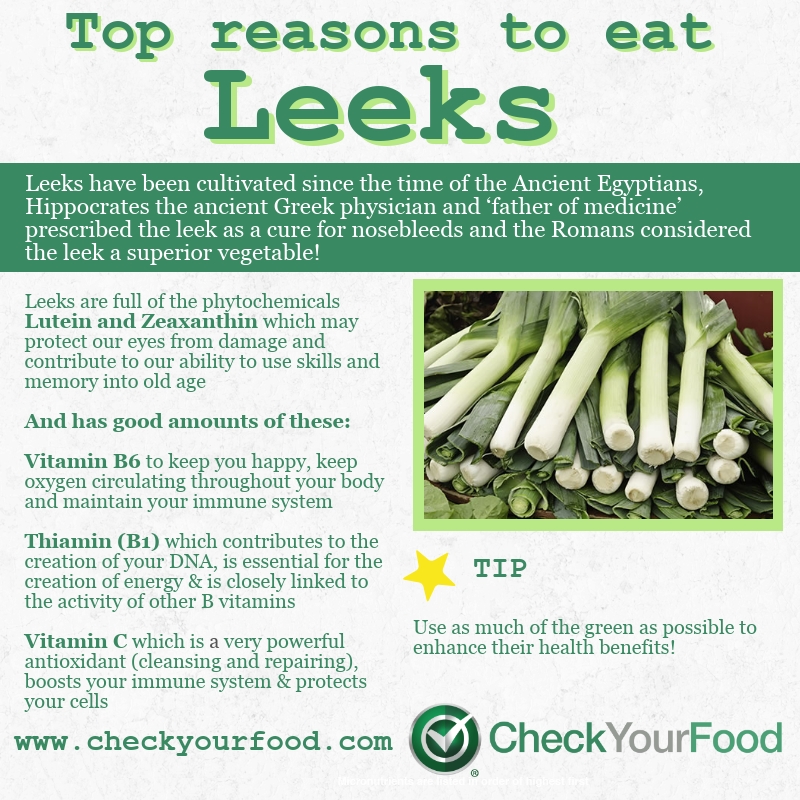 What are the benefits of leek soup?