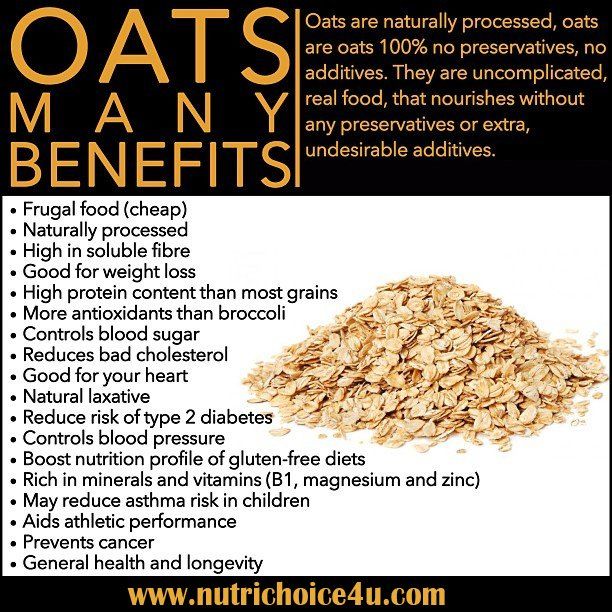 What are the benefits of oats?
