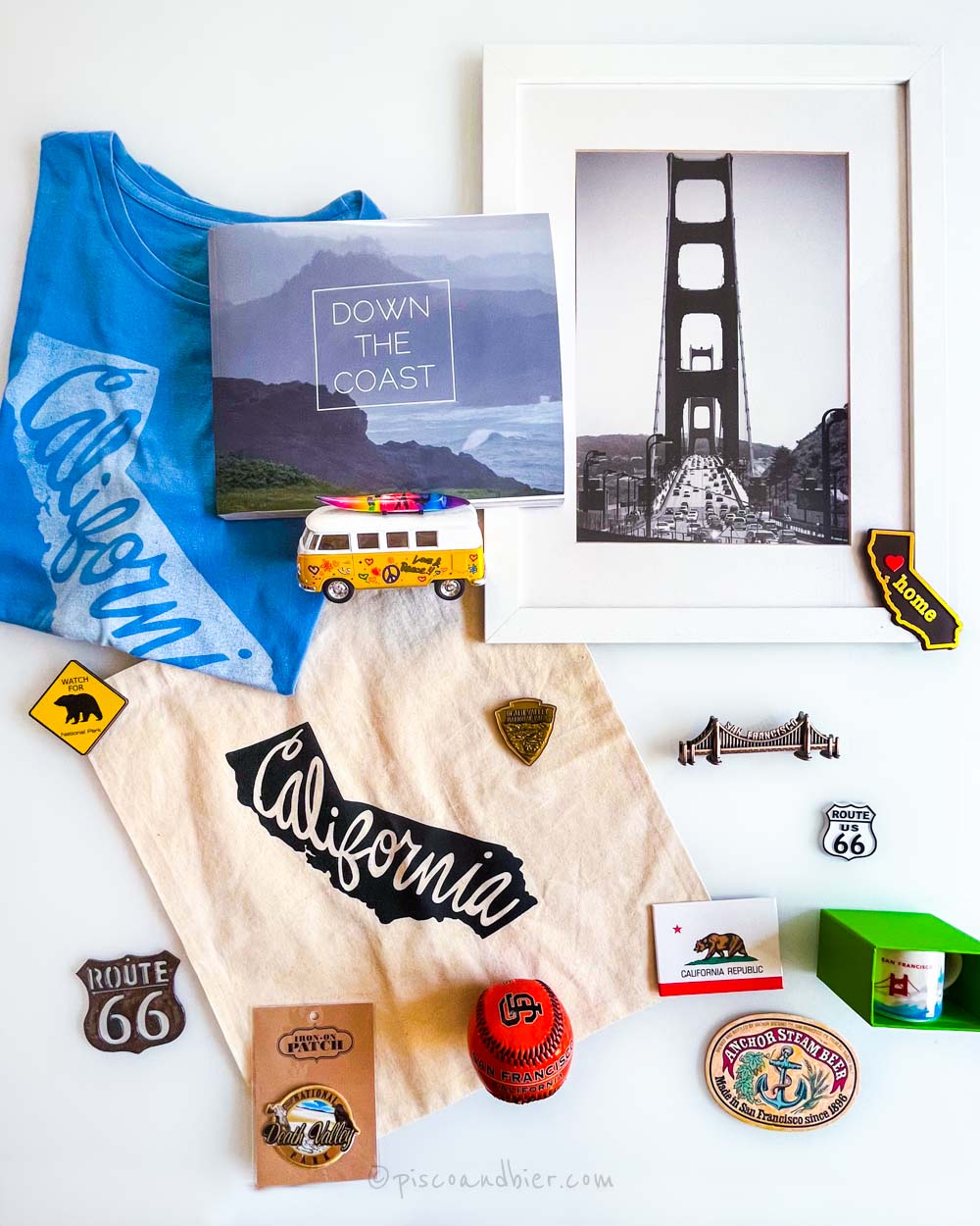 What are the best souvenir ideas for a trip to California?